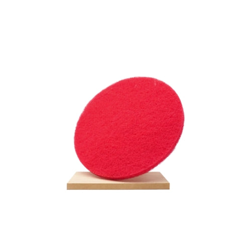 Pad 5 Pcs - Diam 16 inch 406 x 20 mm - Red – Beautiful Finishes